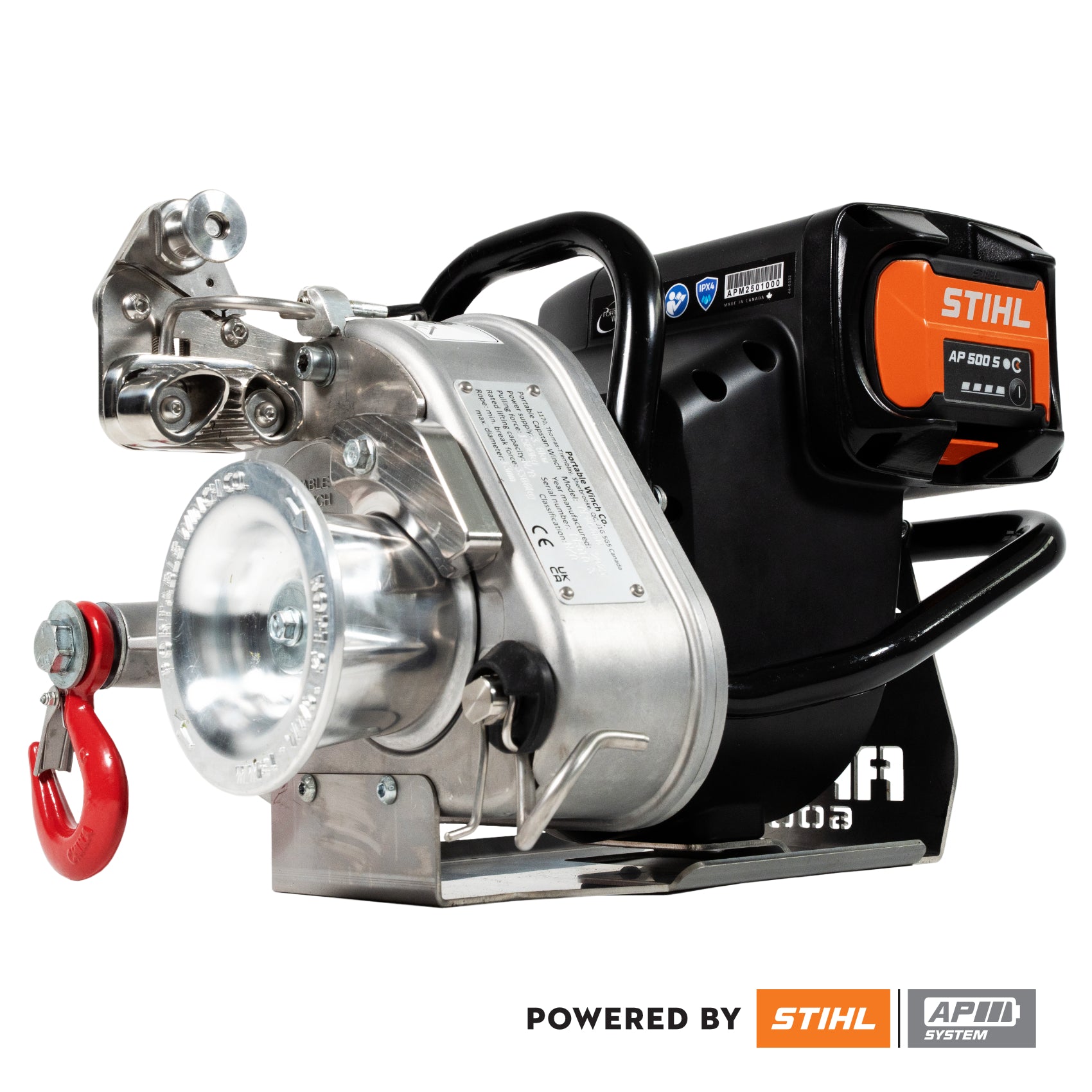 APW6000-3300-lb-battery-powered-winch – Portable Winch USA