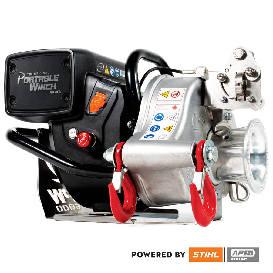 APW6000-3300-lb-battery-powered-winch – Portable Winch USA