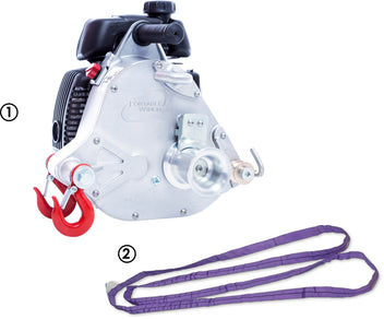 PCW500 Gas-Powered Pulling Winch – Portable Winch USA