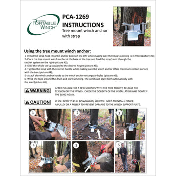 TREE MOUNT WINCH ANCHORING – Portable Winch USA